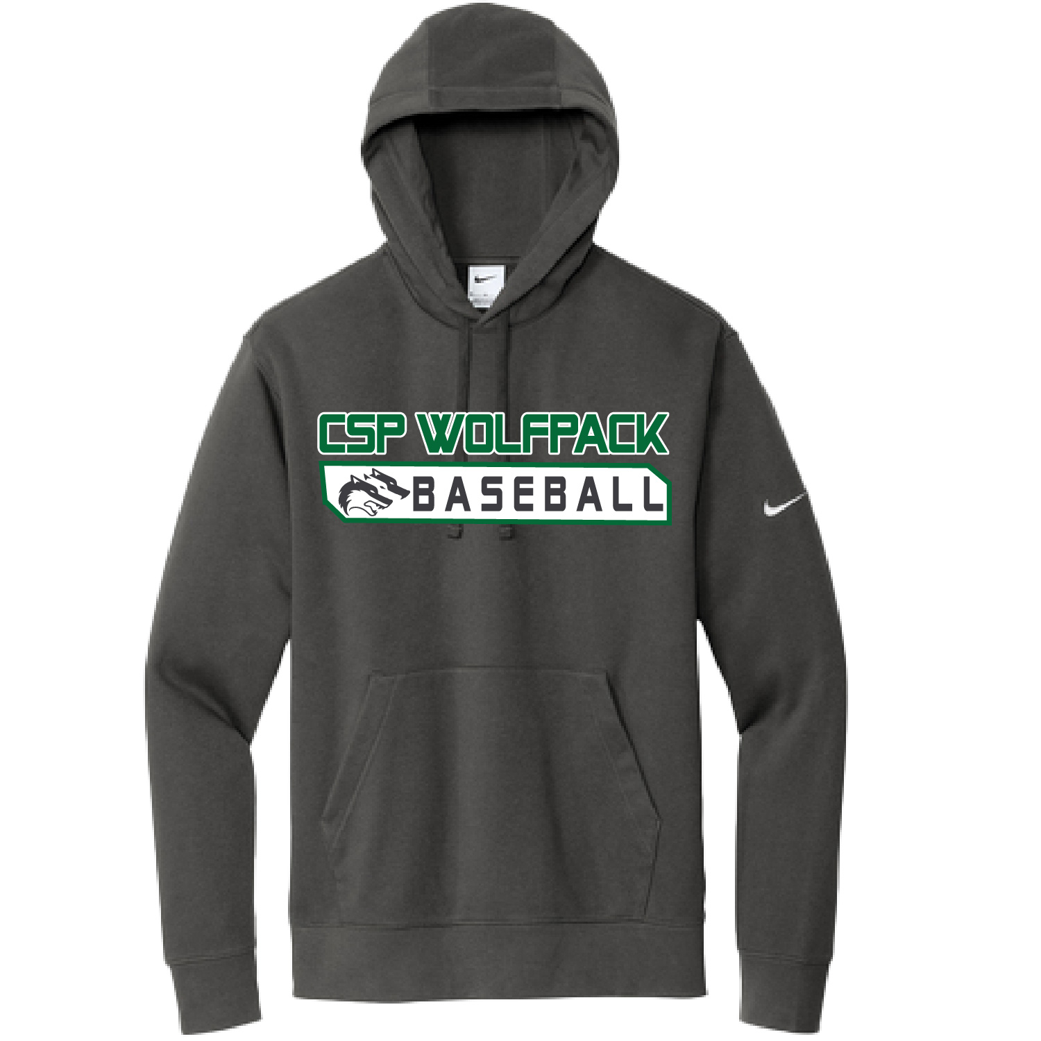 CSP Baseball - Men's Nike Club Fleece Sleeve Swoosh Pullover Hoodie ...